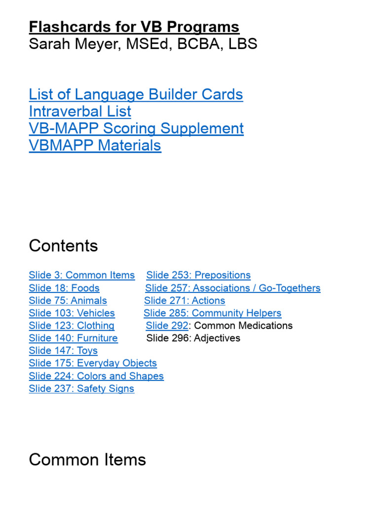 VB Flashcards | PDF