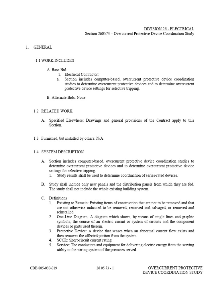 Overcurrent Protective Device Study | PDF | Transformer | Fuse (Electrical)
