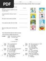 Flyers Practice Test - Reading & Writing | PDF