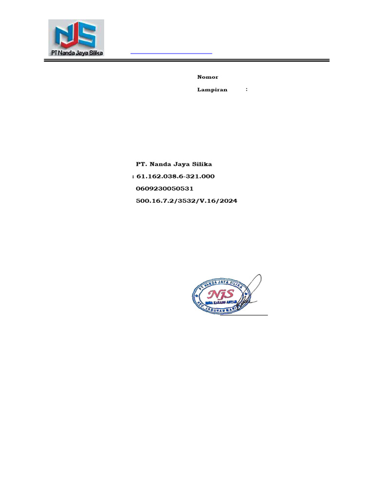 Surat Penawaran PT Tamindo Glass | PDF