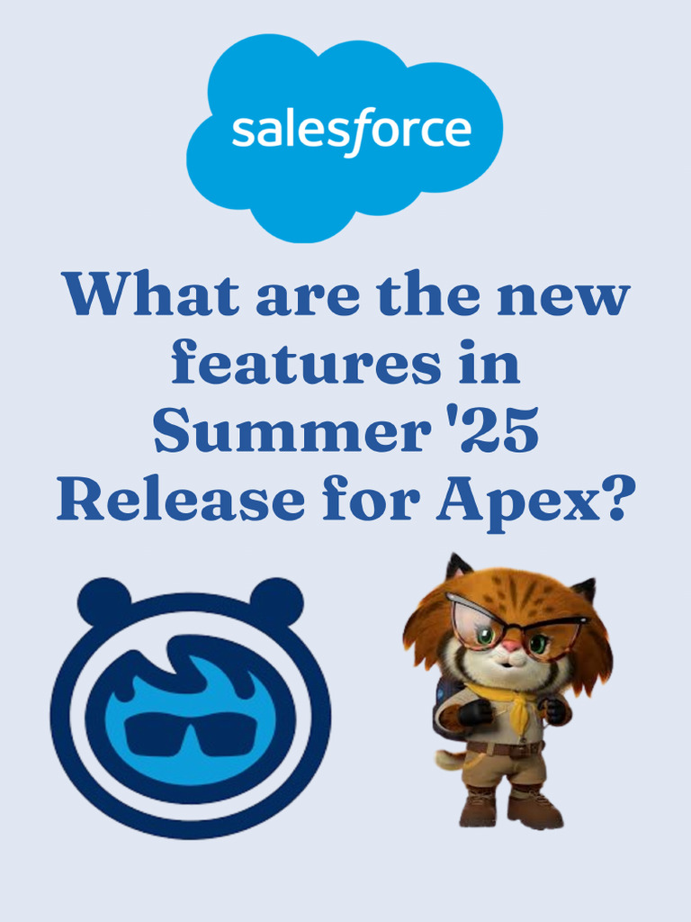 Salesforce Summer '25 Release For Apex PDF | PDF