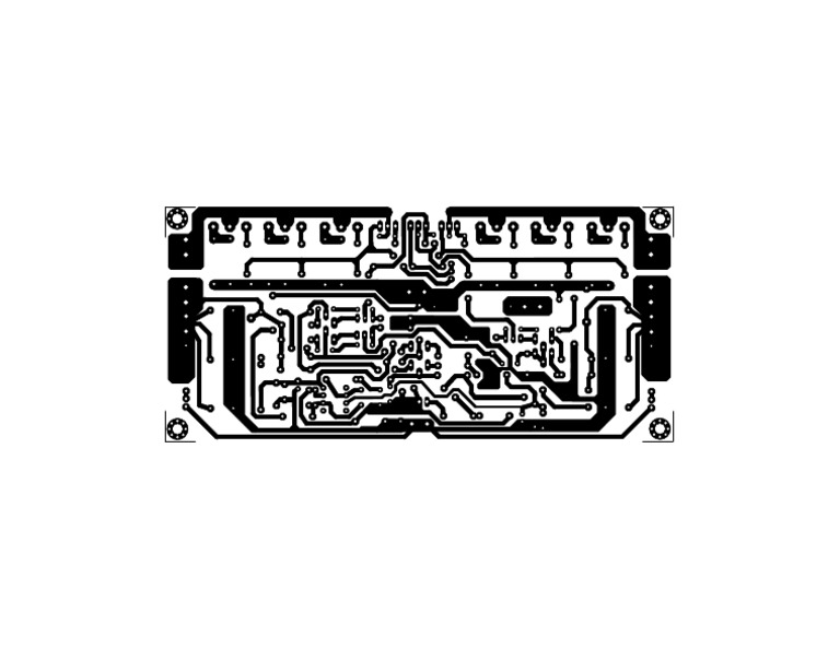 Ampl SR 200 v2.Pcb BW | PDF