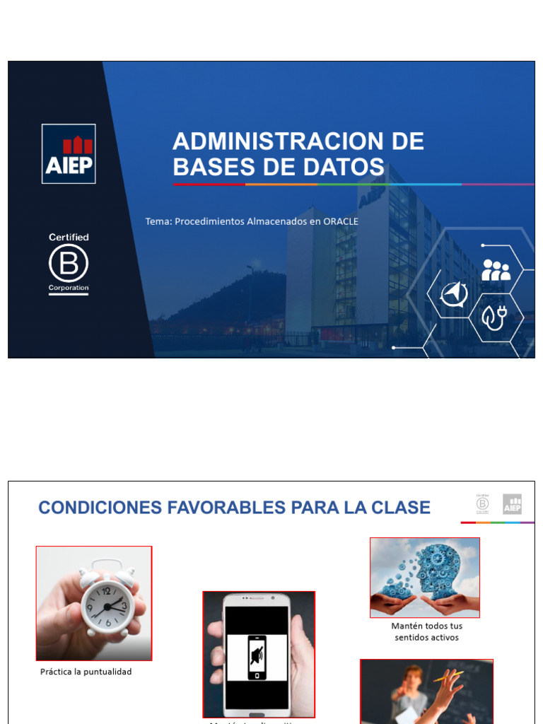 Tema 8 - Procedimientos Almacenados en ORACLE | PDF | Pl / Sql | Bases de datos