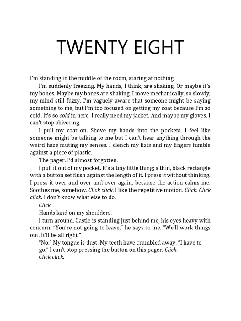Pager Scene in Ignite Me | PDF