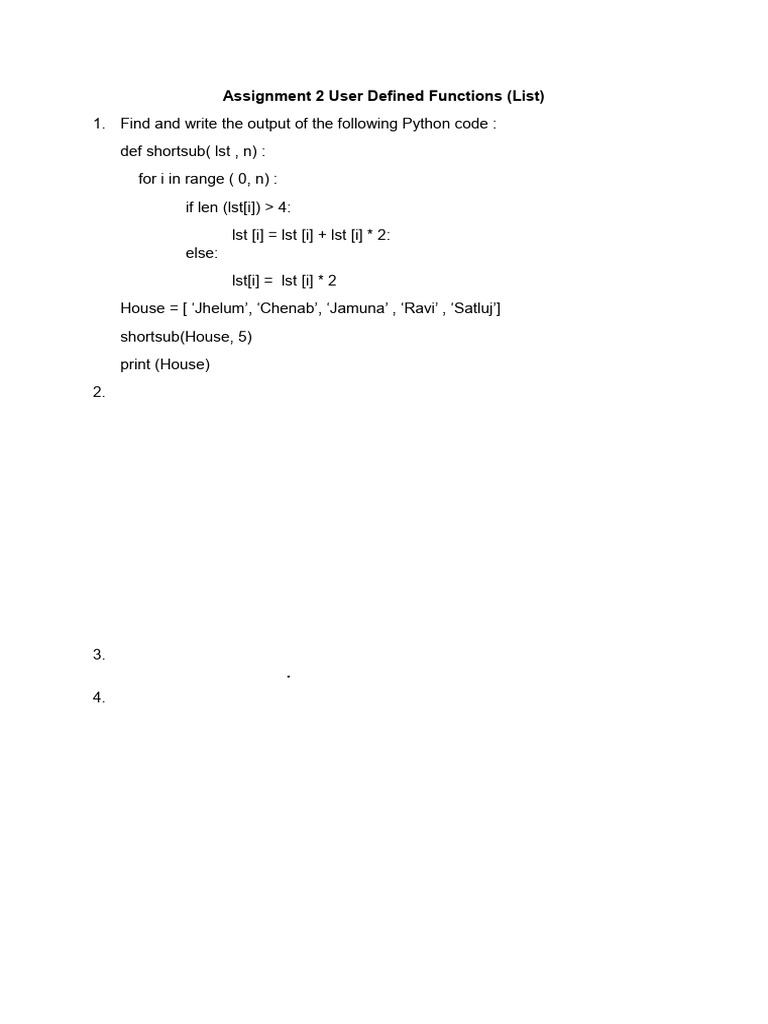 Cs-12-Assignment 2 2025-26 | PDF