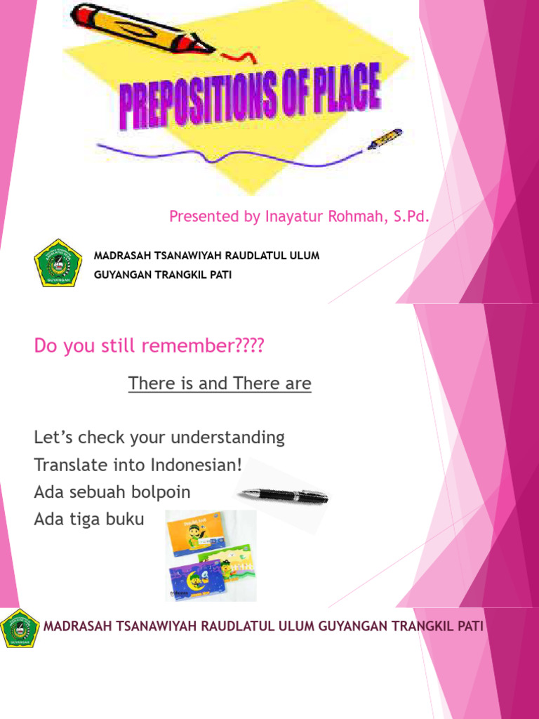 Lampiran Media Pembelajaran Prep of Place | PDF