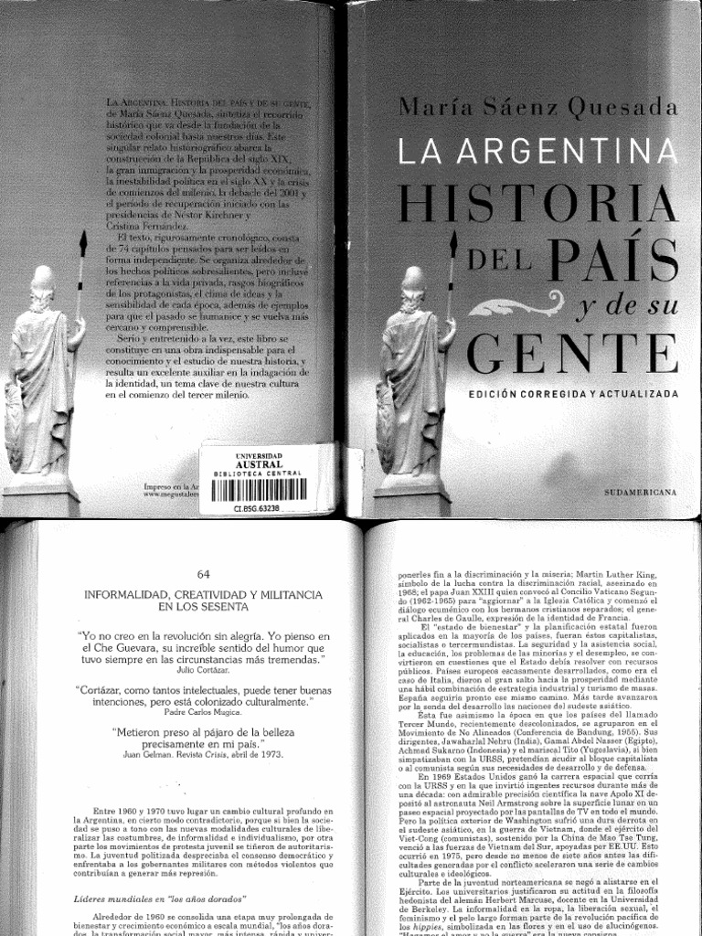 SAENZ QUESADA, M. (2012) - La Argentina. Historia Del País y de Su Gente. Cap 64 - Militancia de ...