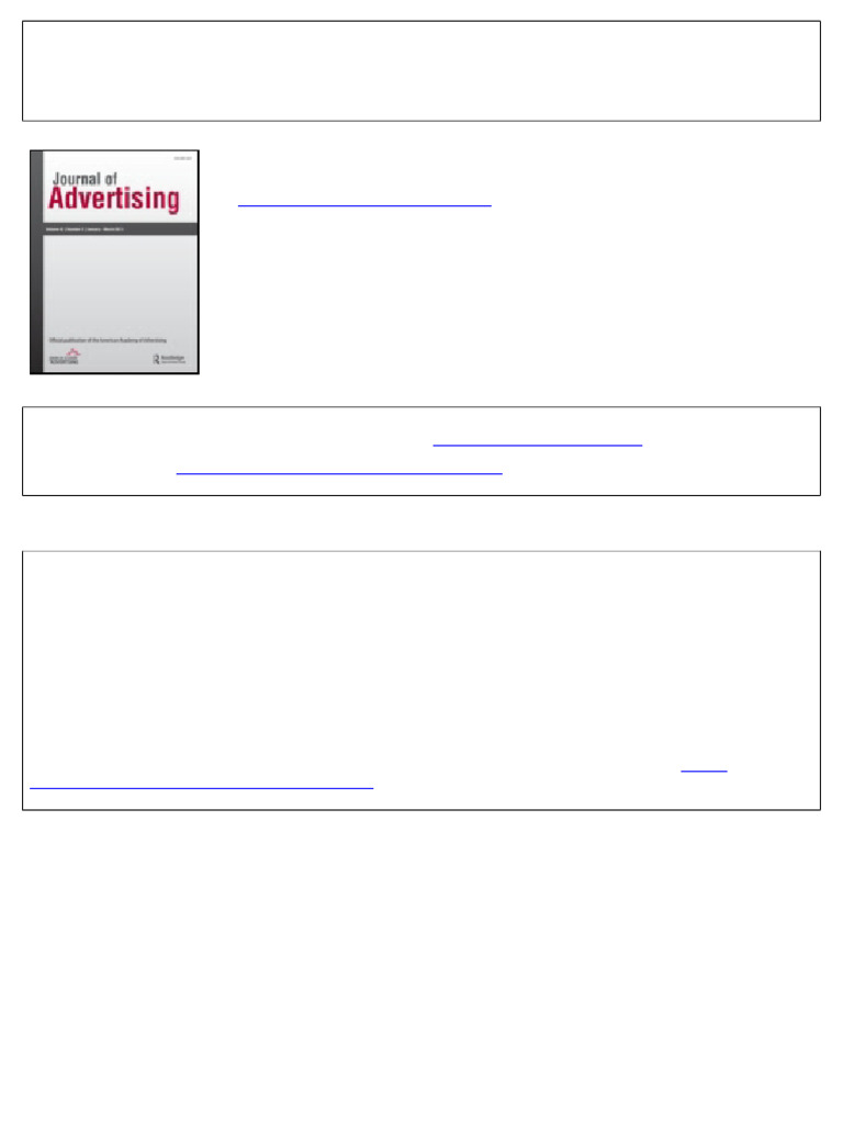 Ratnatunga & Ewing 2005 | PDF | Valuation (Finance) | Intangible Asset