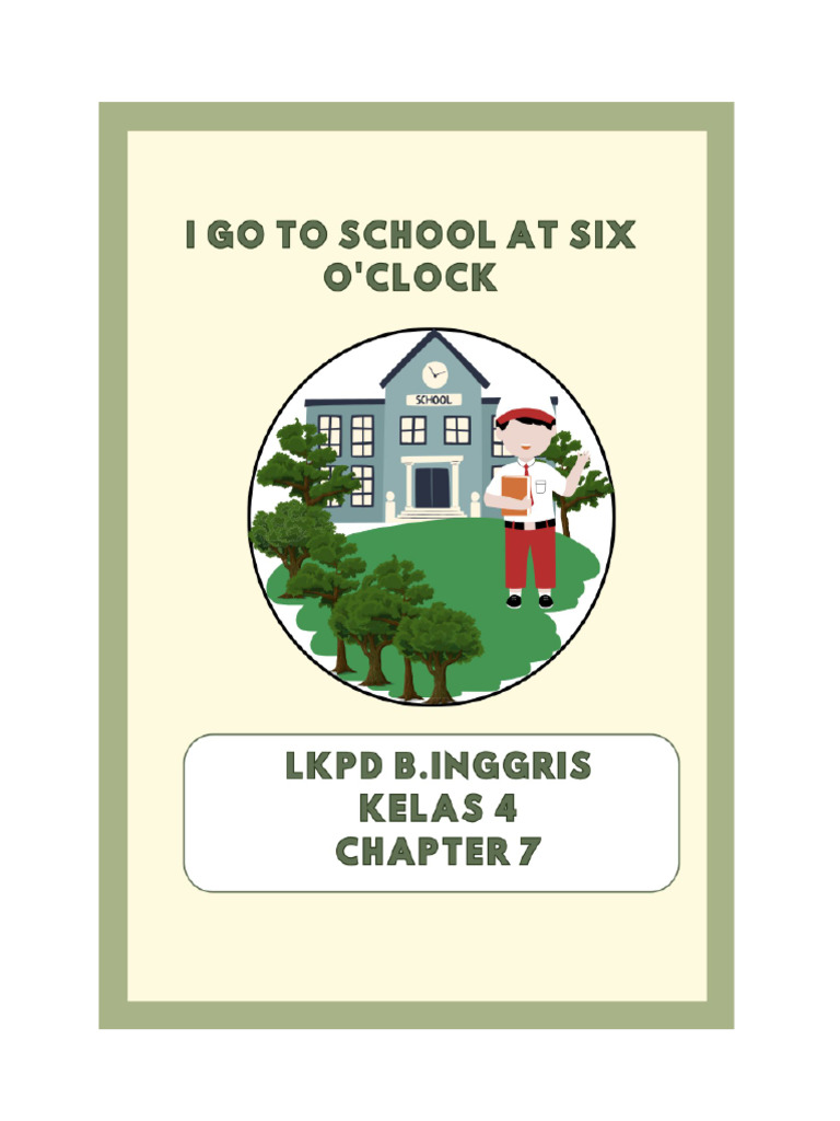 LKPD Bahasa Inggris Kelas 4 Chapter 7 | PDF