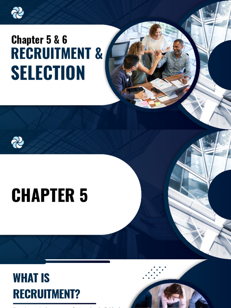 Chapter 5 & 6 Recruitment and Selection TEAM 1 PDF | PDF | Recruitment ...