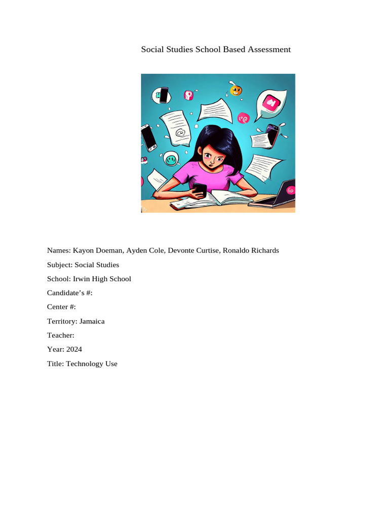 Technology Use (SOCIAL STUDIES) | PDF | Learning | Cognition
