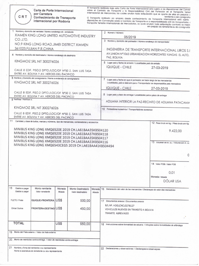 Carta Porte | PDF