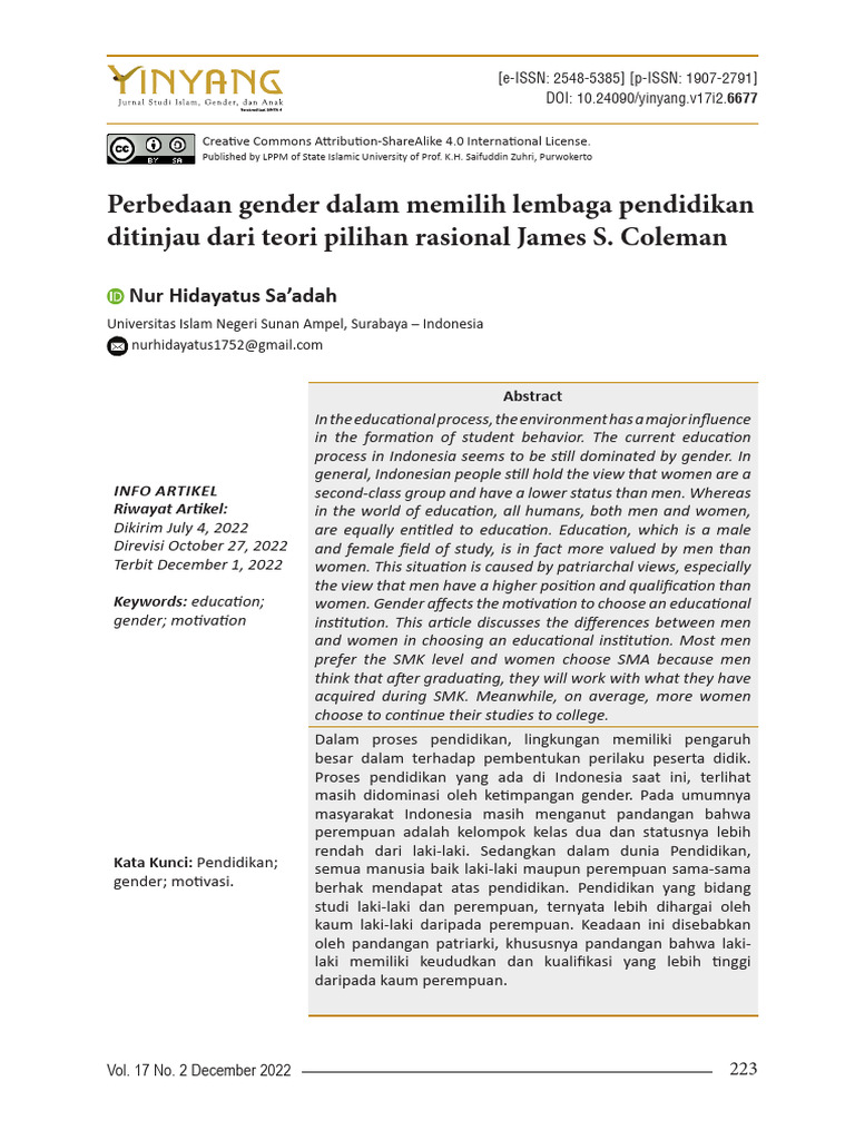 5+-+saadah +perbedaan+gender | PDF