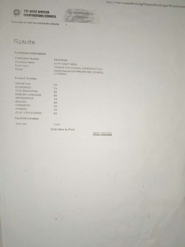 Document-WPS Office Waec | PDF