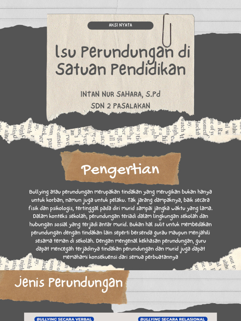 Isu Perundungan Di Satuan Pendidikan | PDF
