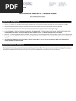 NUST 2026 Residence Application Form | PDF