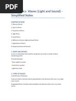 Class 9 Physics: Sound Waves Guide | PDF | Waves | Sound