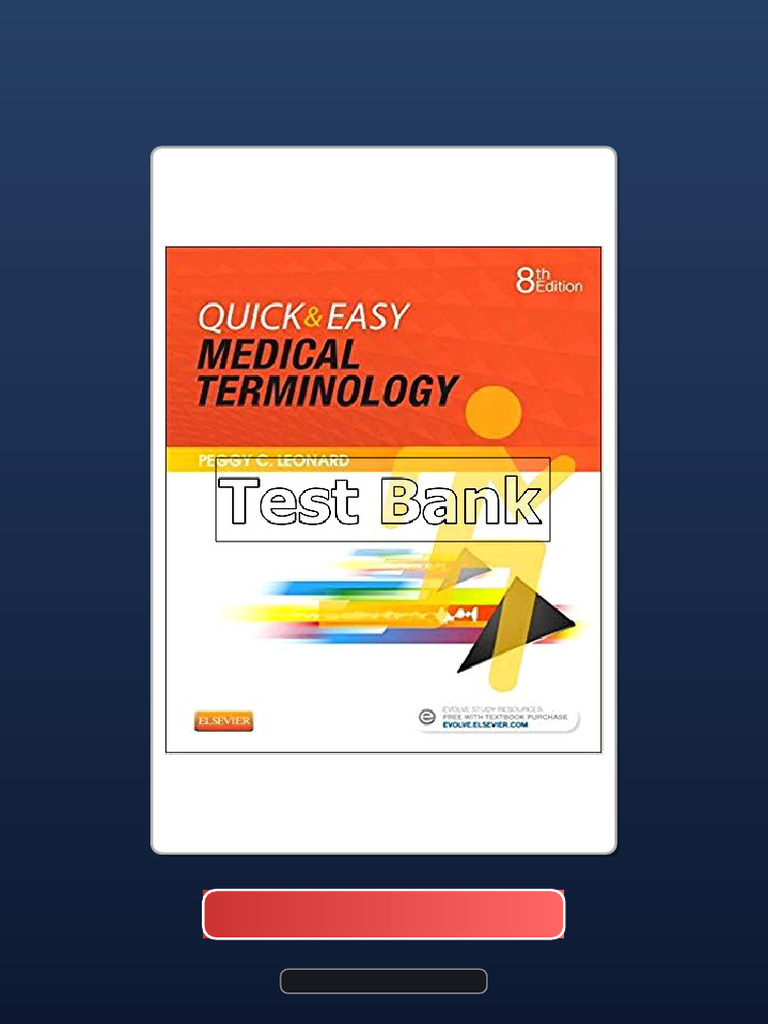 Complete Bundle Quick and Easy Medical Terminology 8th Edition Leonard ...