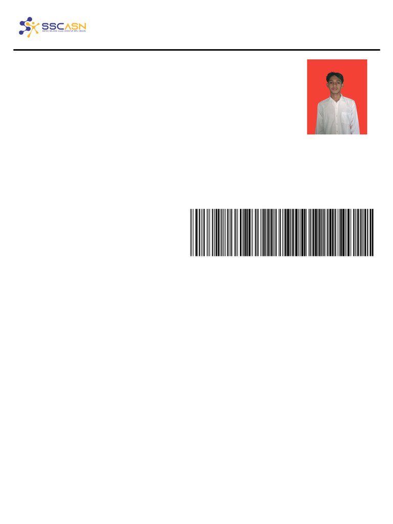 Contoh ID Akun SSCASN 2025 | PDF