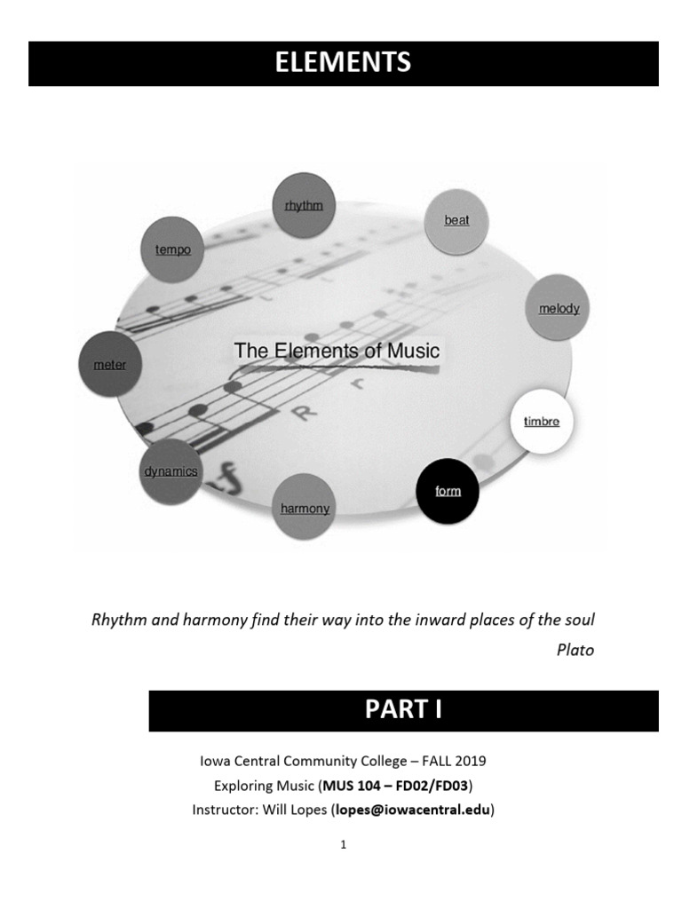 Music Elements Overview for Beginners | PDF | Chord (Music) | Brass ...