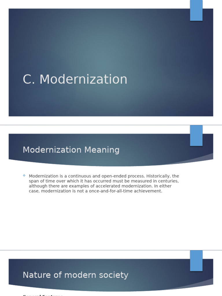 SW213 Modernization 2 | PDF | Society | Science