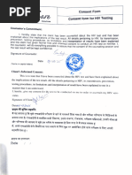 HIV Testing Consent and Information Form | PDF | Diagnosis Of Hiv/Aids ...
