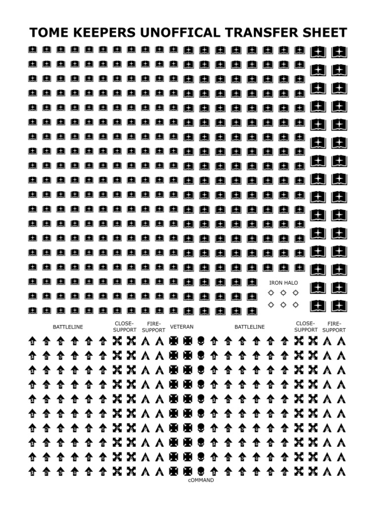 Tome Keepers Decal Sheet Unoffical | PDF