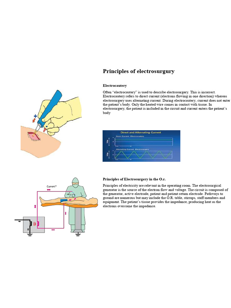 (4th Practical Lecture) Principles of Electrosurgery 2025 PDF | PDF | Electricity | Electrical ...