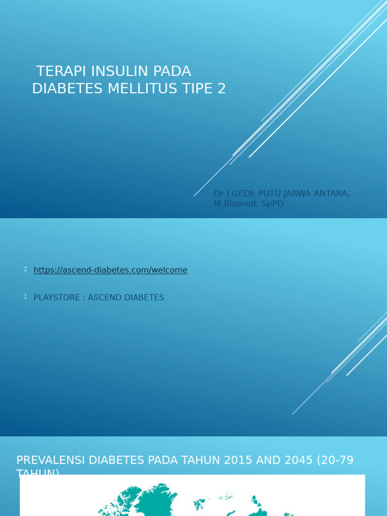Terapi Insulin Pada DM | PDF | Diabetes | Endocrine System
