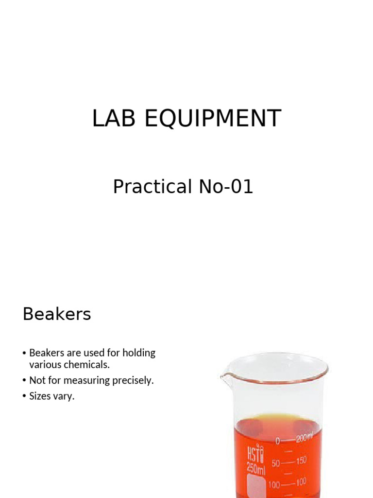Lab Equipment Powerpoint | PDF | Weighing Scale