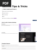 Gamma App: Tips and Tricks Guide | PDF | Page Layout | Artificial Intelligence