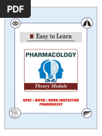 DMER Pharmacist Model Paper | PDF | Pharmacology