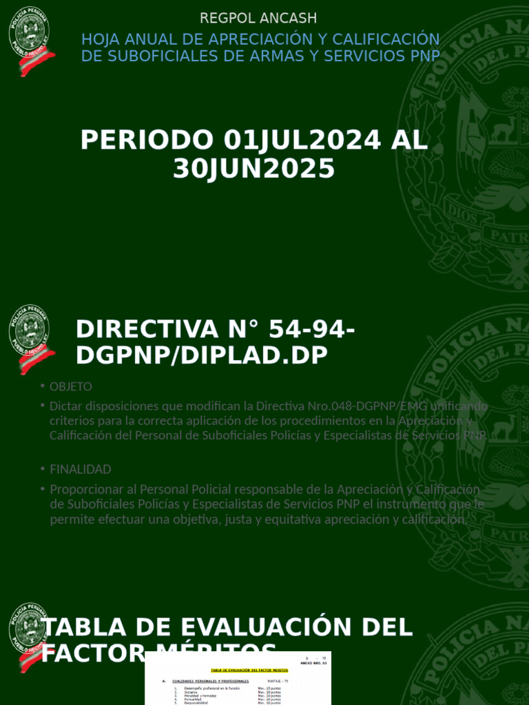 Dipositiva PNP Hcca 2025 | PDF