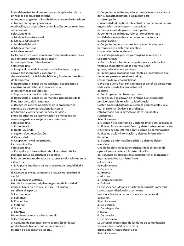 El Modelo Estructural Que Se Basa en La Aplicación de Los Principios Del Equilibrio Interno ...