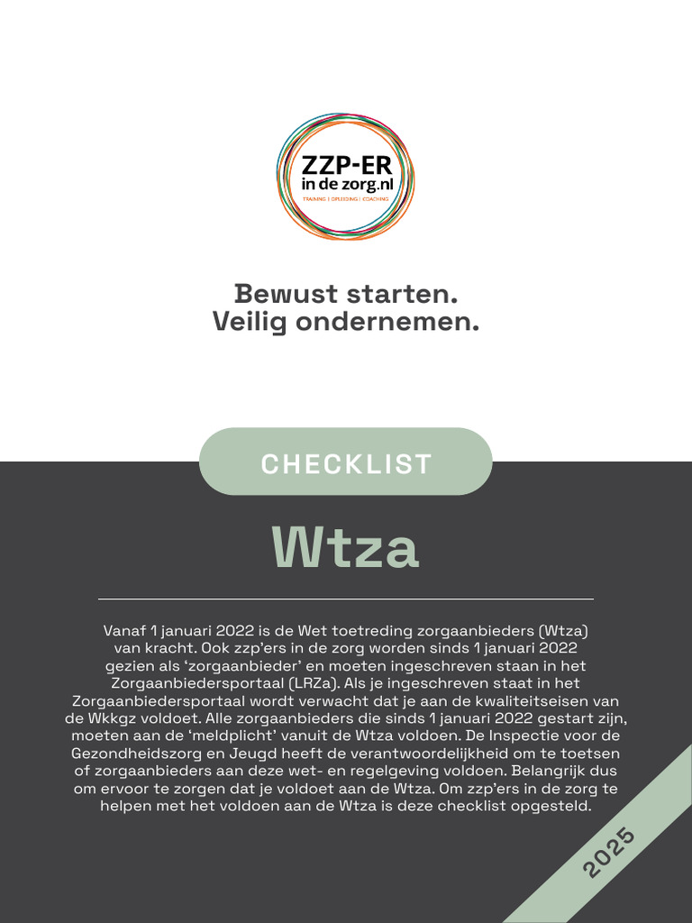 WTZA Checklist | PDF