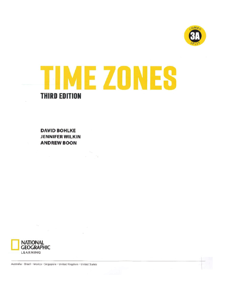 Time Zones 3a | PDF