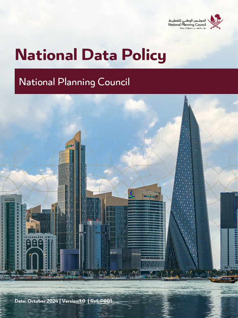 Qatar National Data Policy Overview | PDF | Metadata | Data