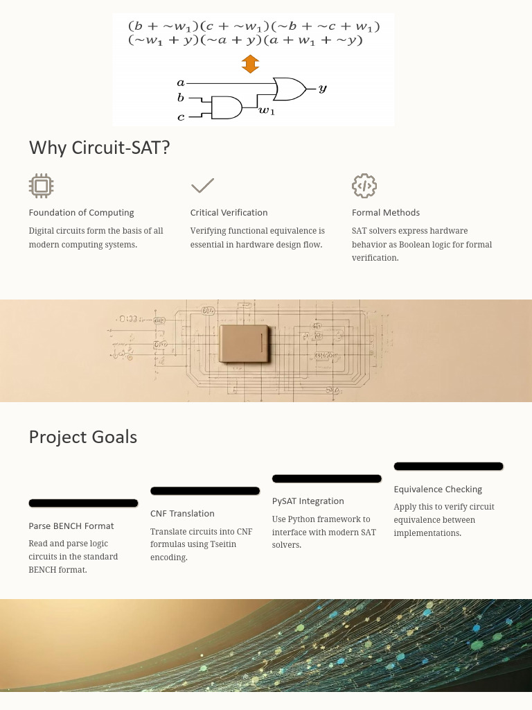 SAT Based Equivalence Checker For BENCH Netlists | PDF | Logic Gate ...