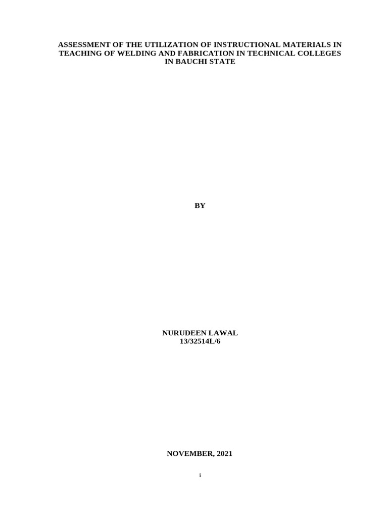 Welding and Fabrication Machine Project Corrected 2 Supervised 1 | PDF ...