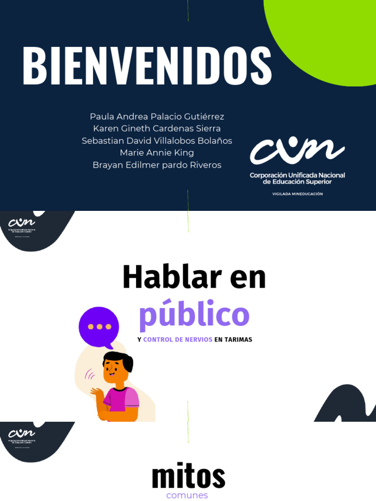 Control de Nervios al Hablar en Público | PDF | Conceptos psicologicos ...