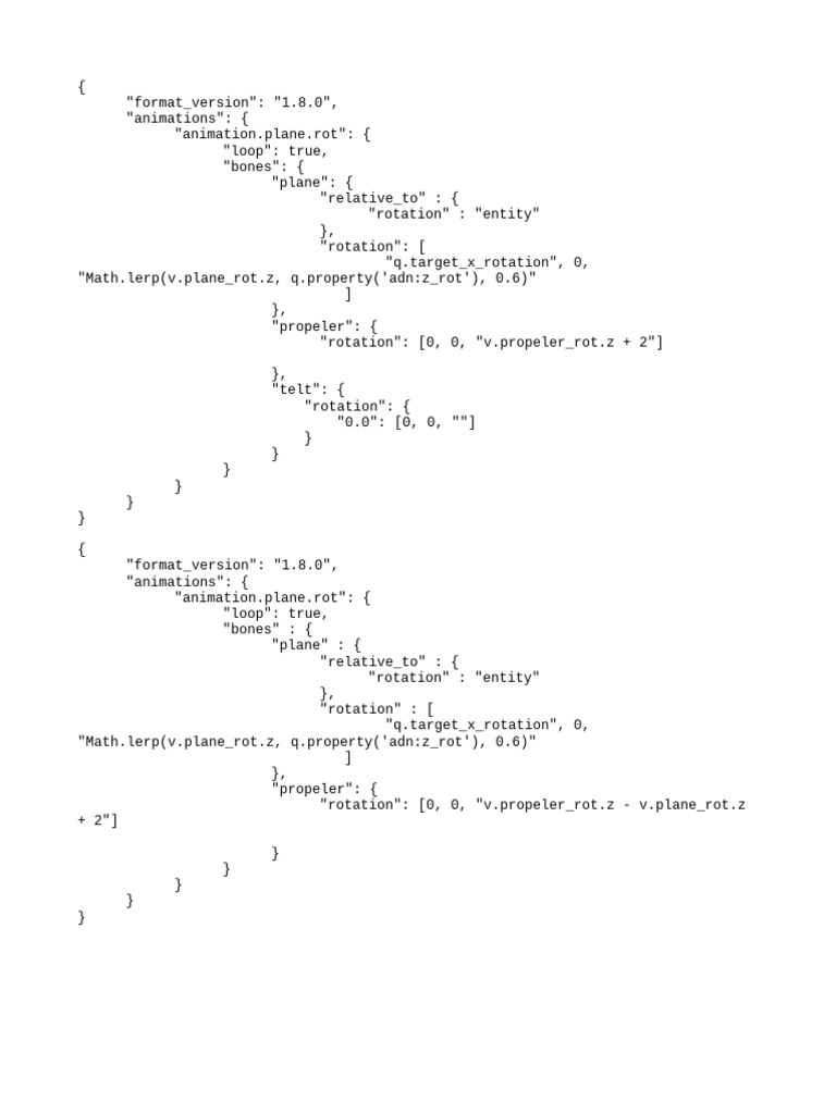 Animation Plane Jsonmm | PDF
