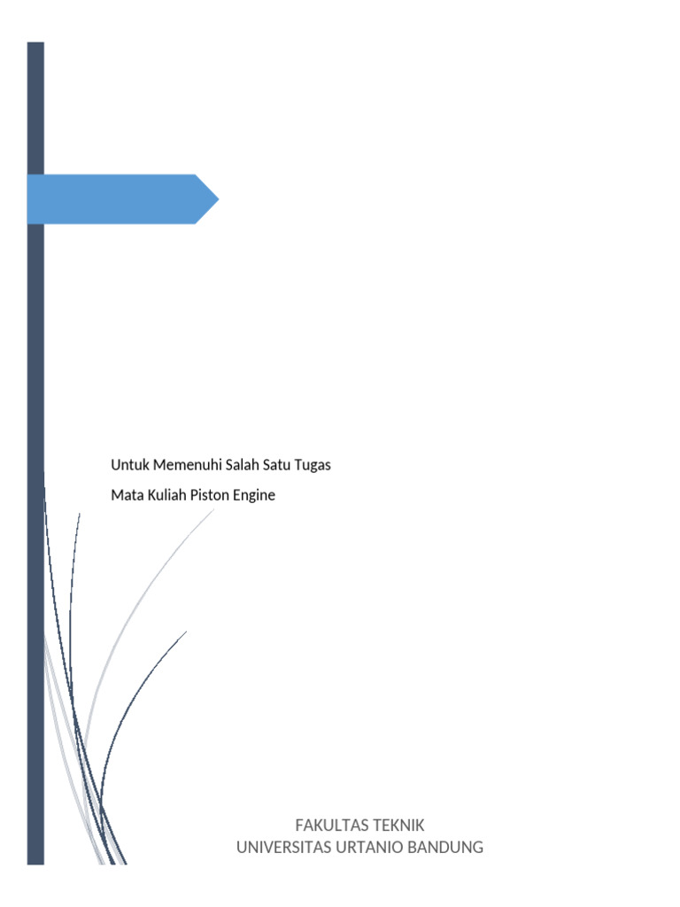 Tugas Piston (V-Type Cylinder) | PDF | North American P 51 Mustang ...