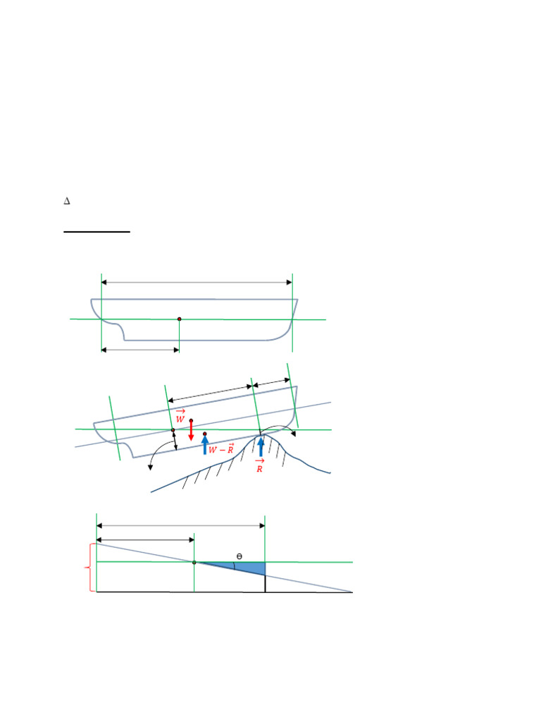 Ship Drafts and Stability Calculations | PDF | Naval Architecture ...