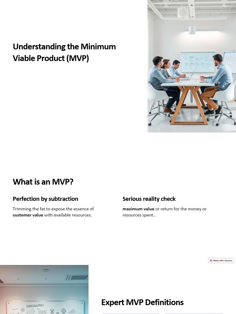 MVP Design Principles Explained | PDF | Cognition