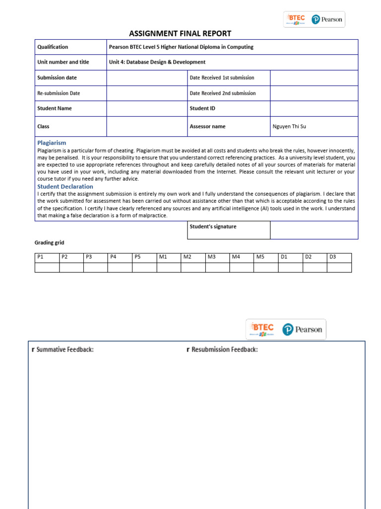 SE08102 7400 NguyenLongVu ASM Part1 | PDF | Databases | Relational Database