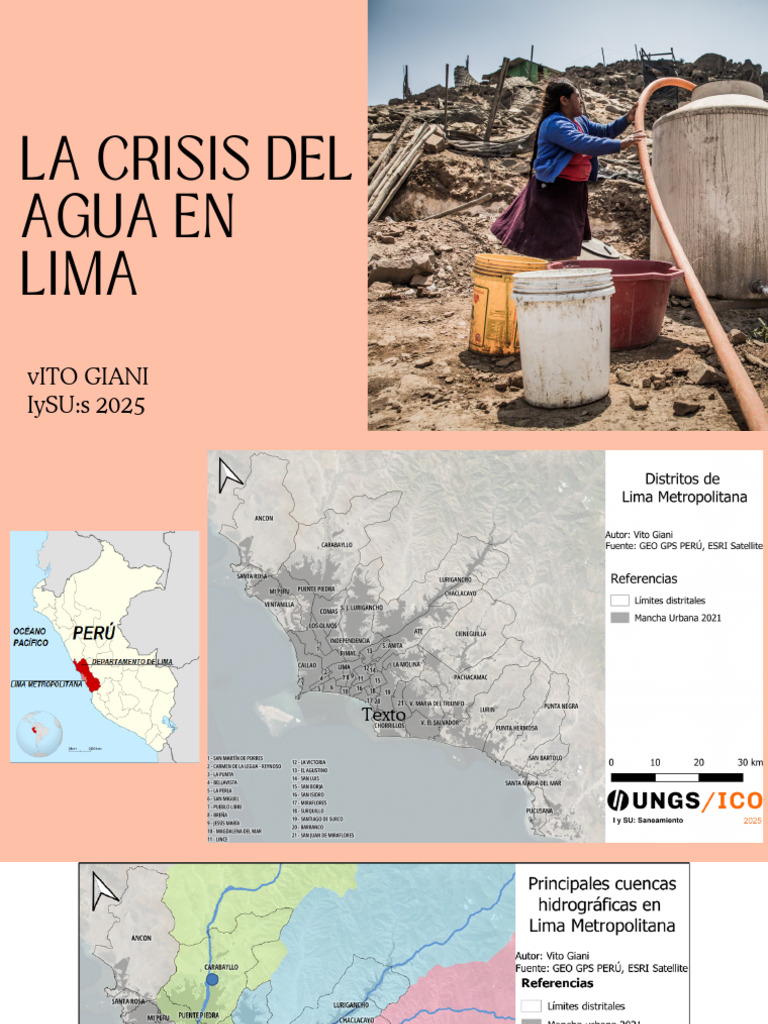 Crisis del Agua en Lima: Retos y Soluciones | PDF