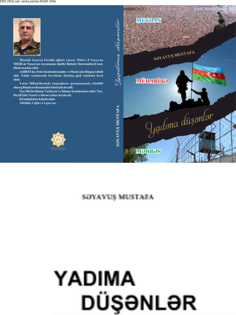 8015 Yadima Dushenler Seyavush Mustafa 2024 260s | PDF