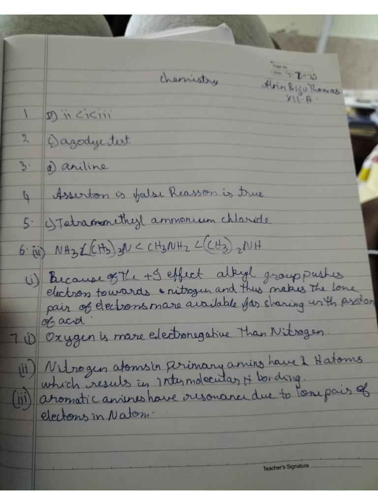 ABIN Chemistry 4-7-25 | PDF