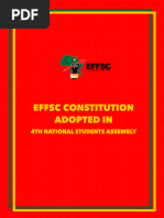 Effsc Constitution 2019 2021 | PDF | Socialism | Feminism