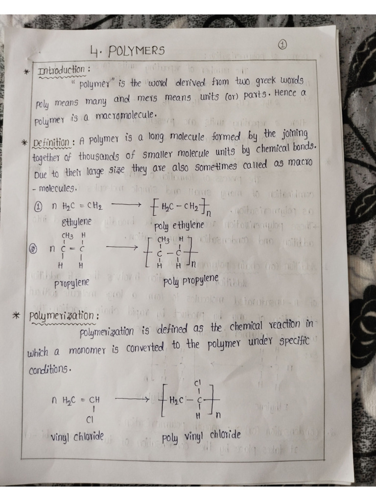 Module 4 (Polymers (1 | PDF